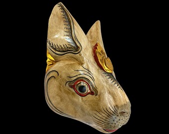 White Rabbit Mask - Etsy