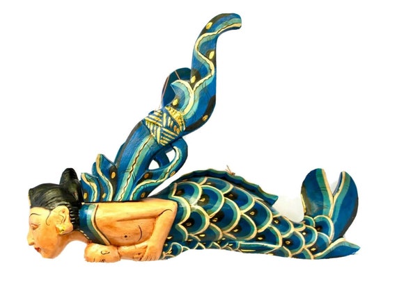 Winged Mermaid Mobile Mother Baby Cradle Guardian Bali Art | Etsy