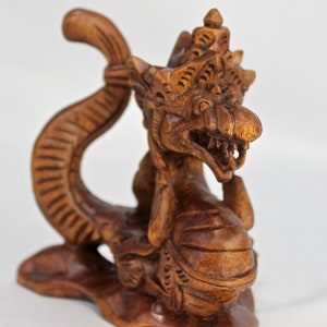 Balinese Miniature Balinese Naga Dragon Basuki Cosmic Naga Hand Carved ...