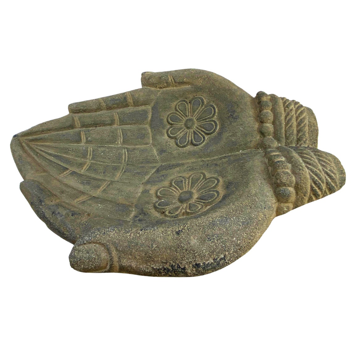 Buddha Blessing Mudra Hand Offering Bowl Statue Bird Bath - Etsy