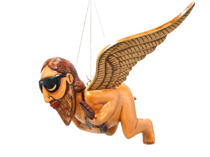 Balinese Flying Jerry Garcia Angel Mobile Cradle Guardian - Etsy