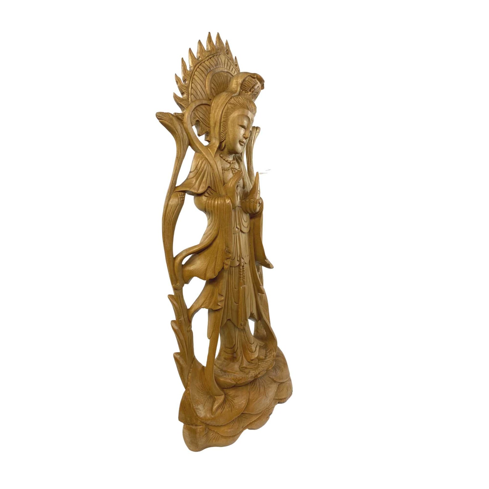 Guanyin Bodhisattva Statue Buddhist Goddess Sculpture Balinese - Etsy