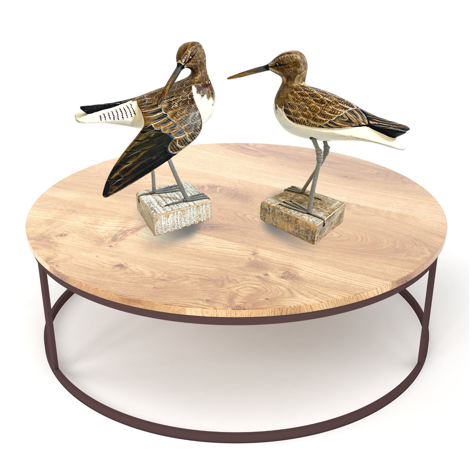 Spotted Sandpiper Curlew Bird Sculpture Hand Carved & Painted Wood ...