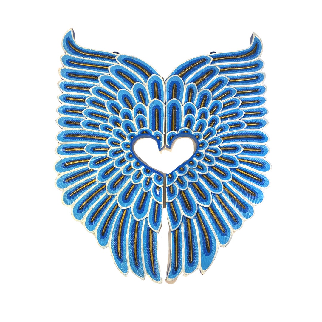 Balinese Dewi Sri Goddess Spiritchaser Wings: Hand Carved Wood Angel ...