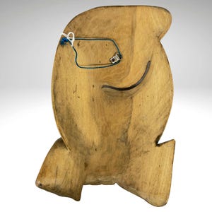Balinese Demon Mask Hand Carved Bondres Abstract Art One Eyed Mustache ...