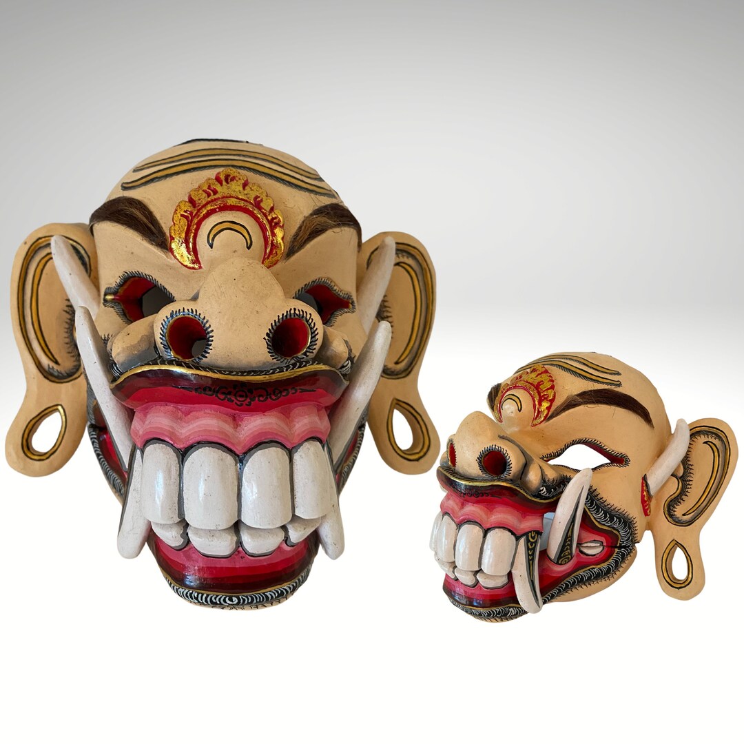 Balinese Demon Mask Celuluk Leyak Fanged Monster Rakshasa Hindu Bali ...