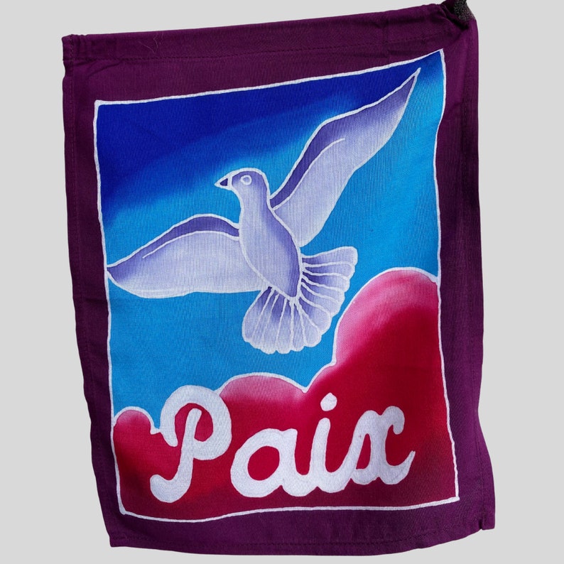 World Peace Prayer Flag Rainbow Diversity Wall Hanging Banner - Etsy