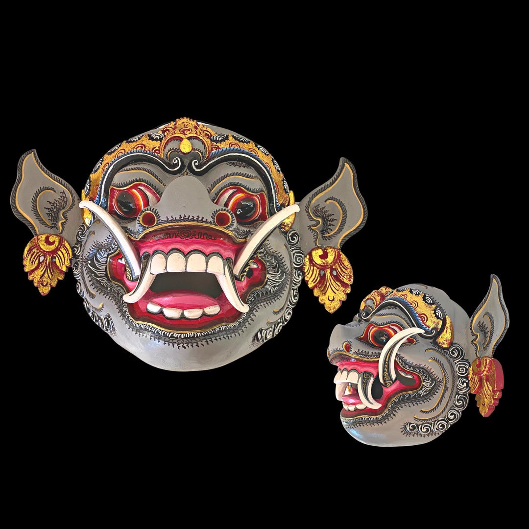 Barong Bangkal Pig Mask Boar Demon Topeng Authentic Balinese Dance Mask ...