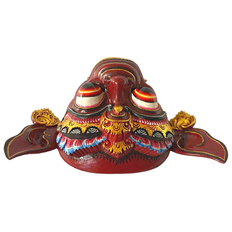 Barong Mask Hanuman Red Monkey Demon Topeng Authentic Balinese - Etsy