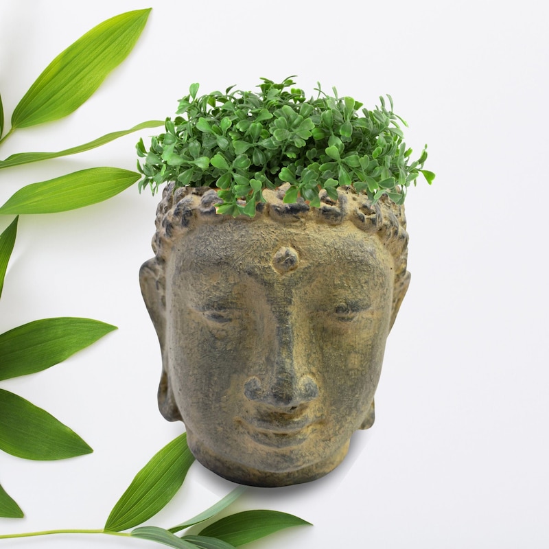 Cast Head Planters - Etsy