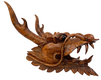 Rangda Indonesian Hand Carved Wood Mask Wall Folk Art - Etsy