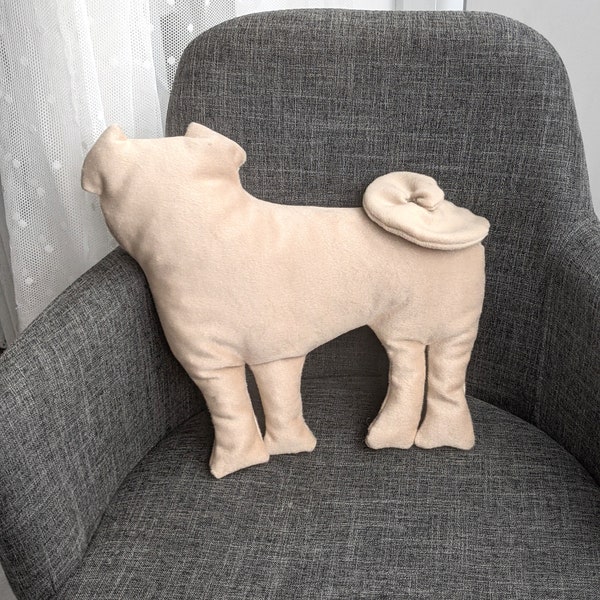 Pug Pillow - Etsy