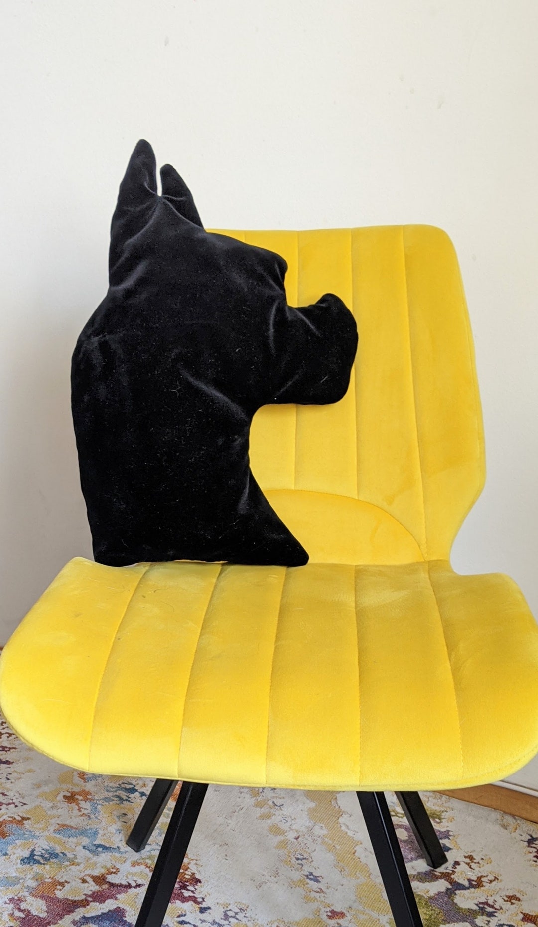 Boxer Dog Head Silhouette Pillow / Decorative Throw Pillow Dog/ Boxer ...