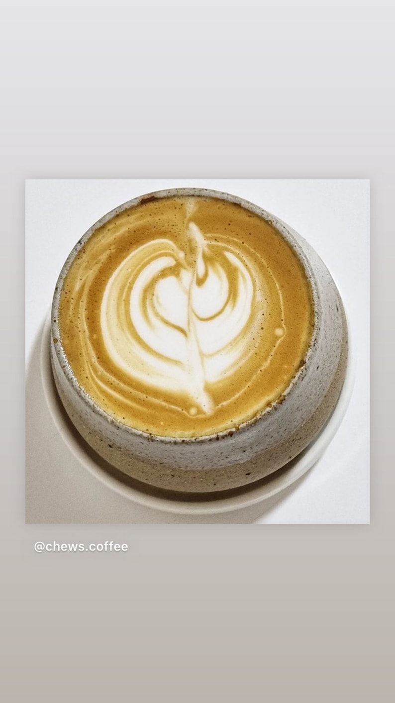 Sandy Beach Series | Latte Cup | Handmade Ceramics | the Moon the Sea ...