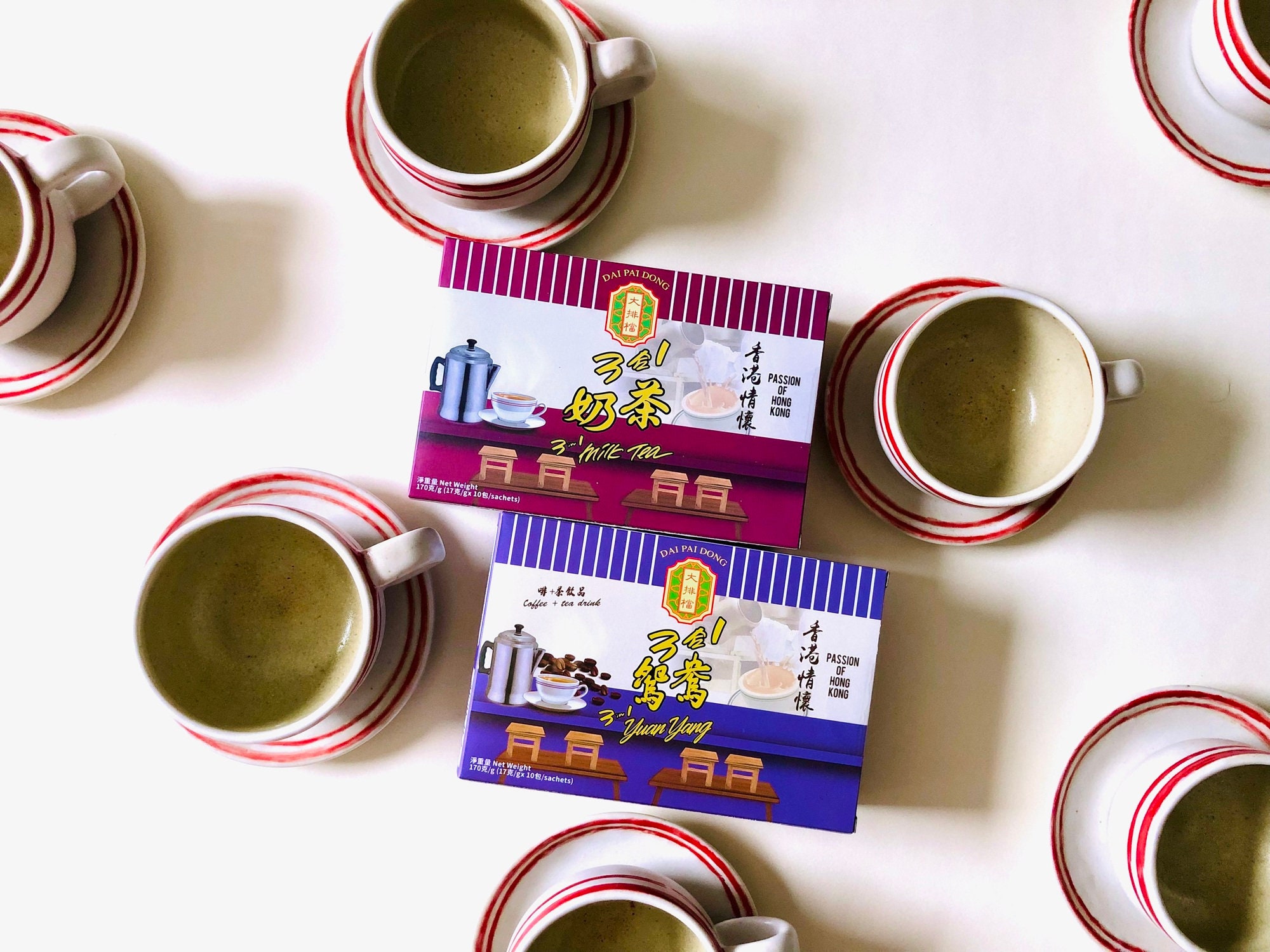 Hong Kong Style Milk Tea, Cup and Saucer and Milk Tea Mix Box Set - Etsy