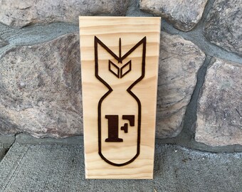 F Bomb Sign | Etsy