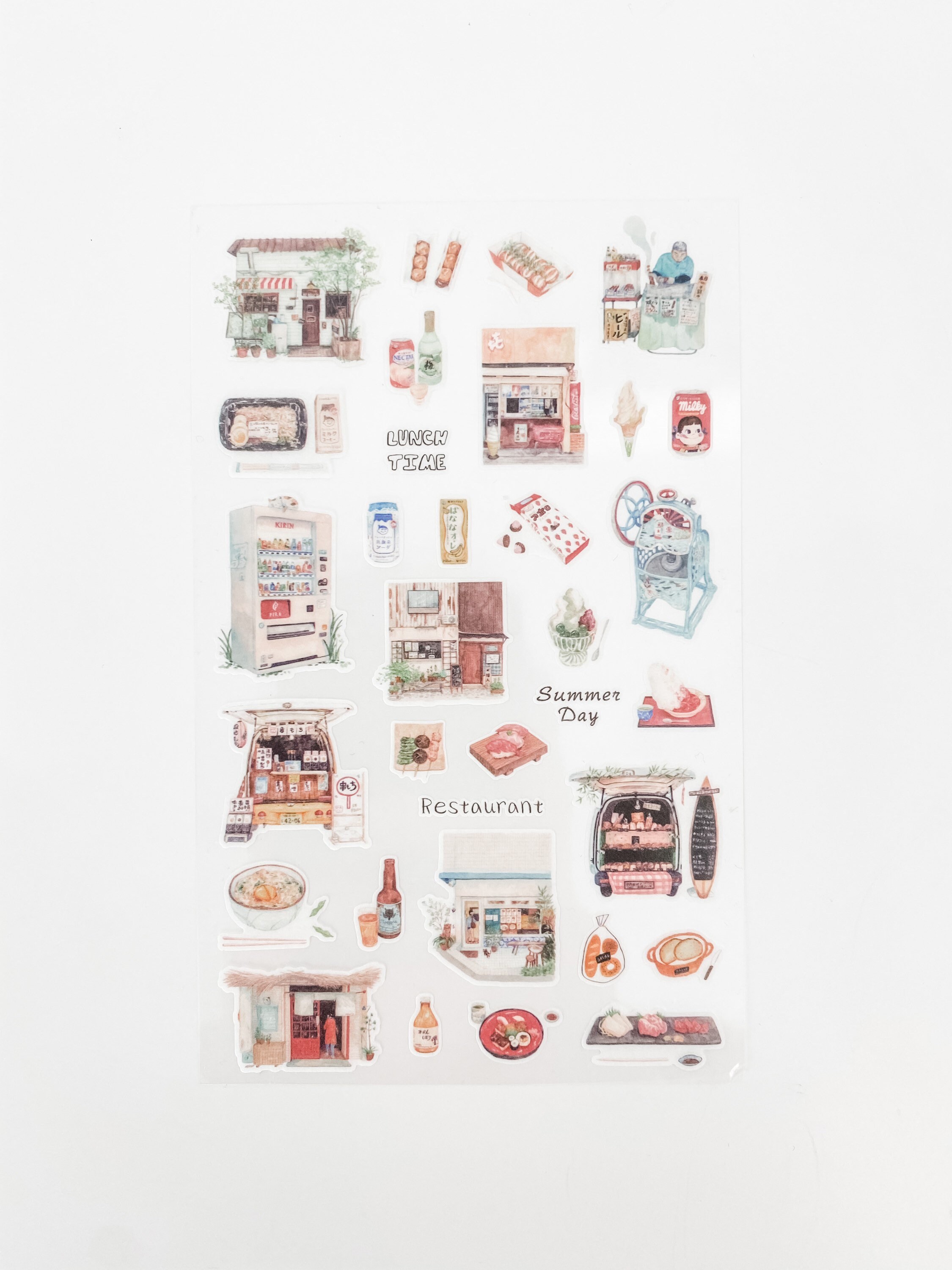SS01 Design by Original Street Food Sticker Sheet Vending | Etsy