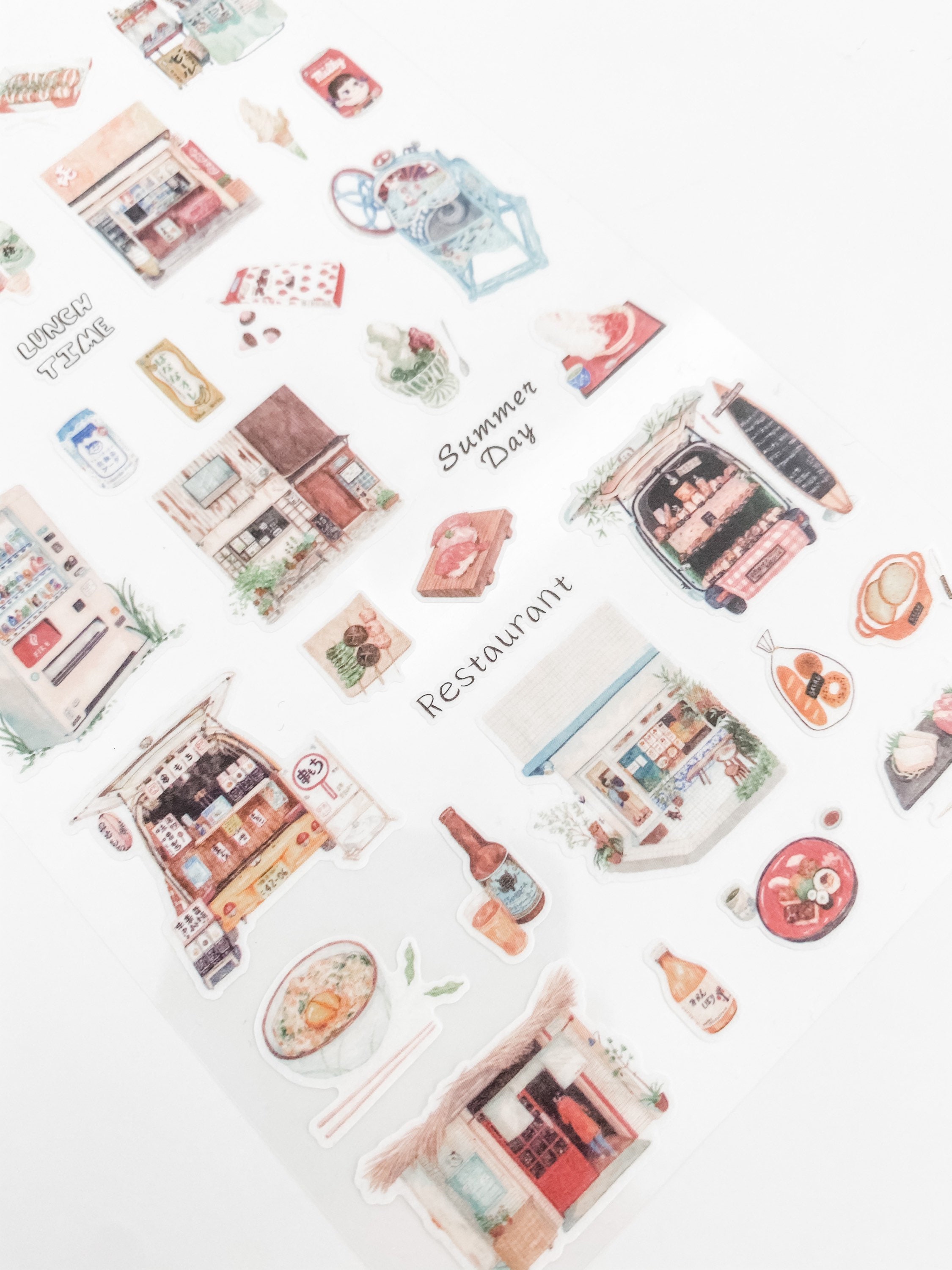 SS01 Design by Original Street Food Sticker Sheet Vending | Etsy
