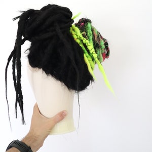 Dread Wig Lace Front Synthetic Crochet Dreadlock Cyber Punk Goth ...