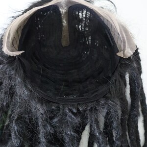 Dread Wig Lace Front Synthetic Crochet Dreadlock Cyber Punk Goth ...