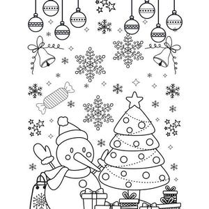 Winter Wonderland Coloring Book – Printable Fun for Kids, Classroom ...