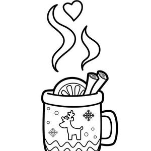 Winter Wonderland Coloring Book – Printable Fun for Kids, Classroom ...
