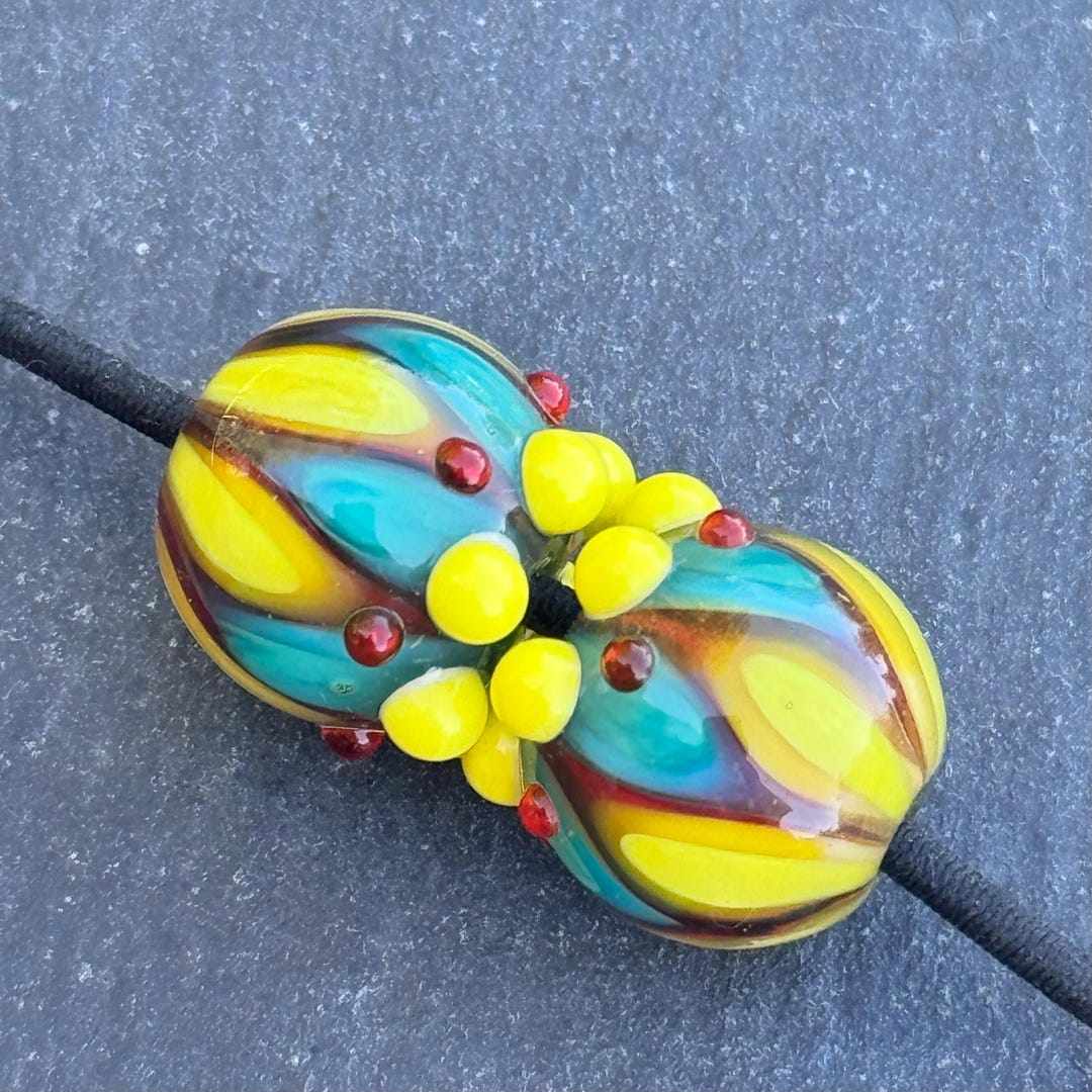 Lampwork Glass Beads Glass Necklace Lampwork Focal Bead Lampwork Beads ...