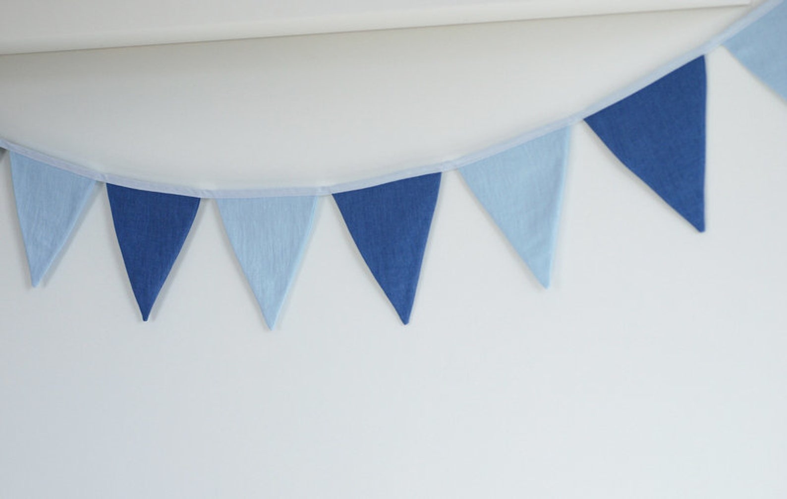 Boy Blue Fabric Bunting Banner Flags Pennants Blue | Etsy