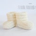 Knitted Warm Merino Wool Booties Baby First Hand Organic Wool Shoes ...
