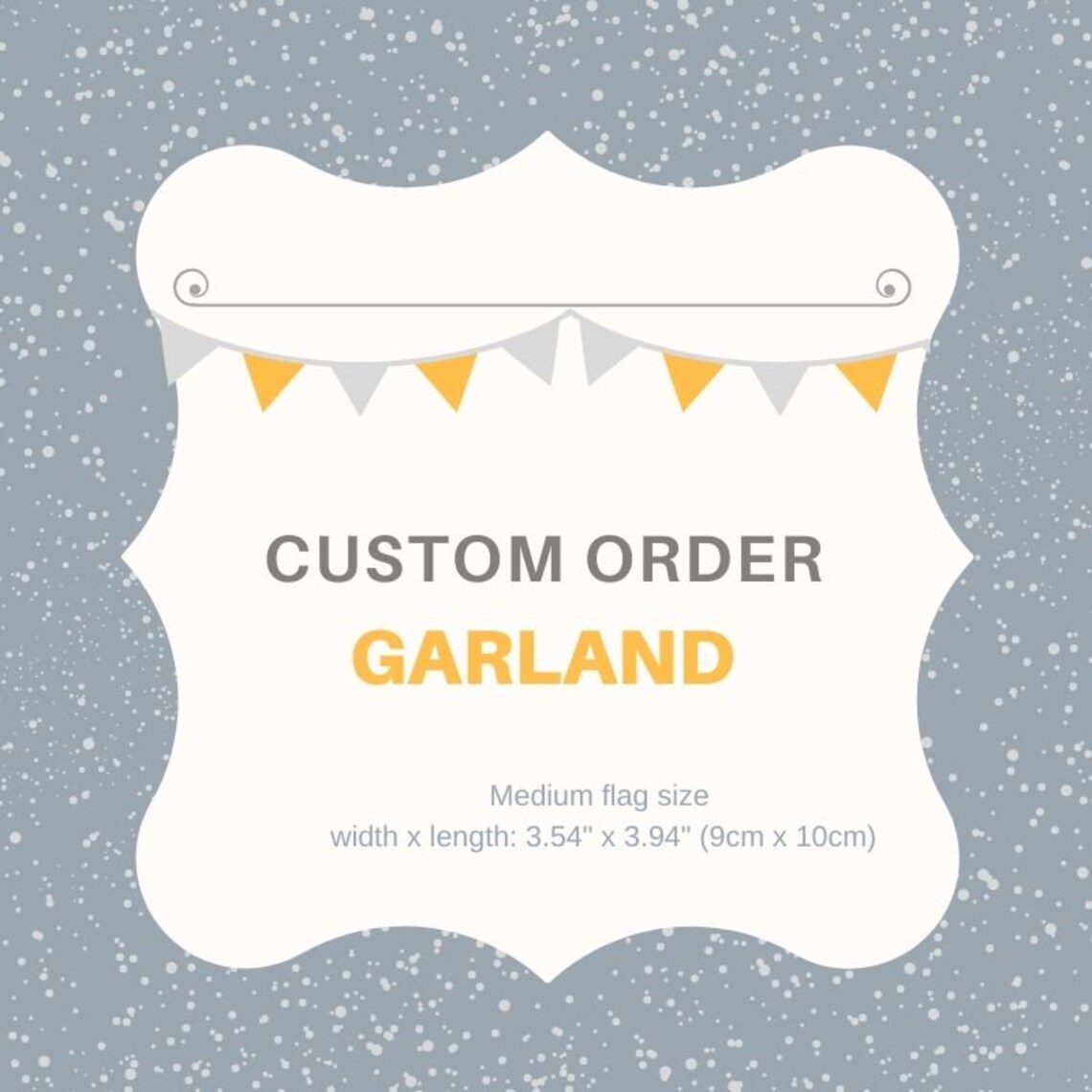 Medium Flag Custom Bunting Banner Linen Small Pennants - Etsy