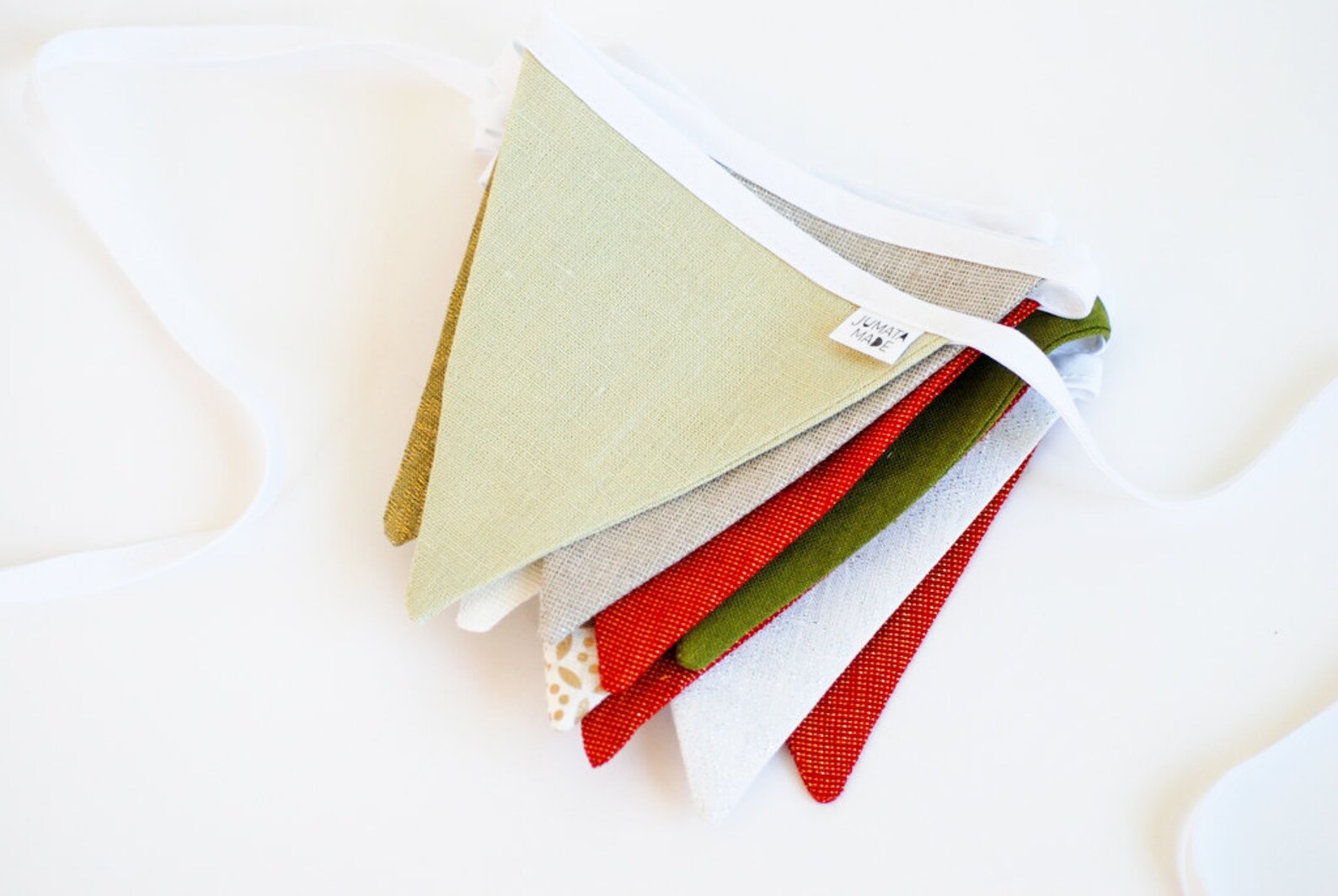 Bunting Flags Wedding Pennant Garland Fabric Flag Banner - Etsy