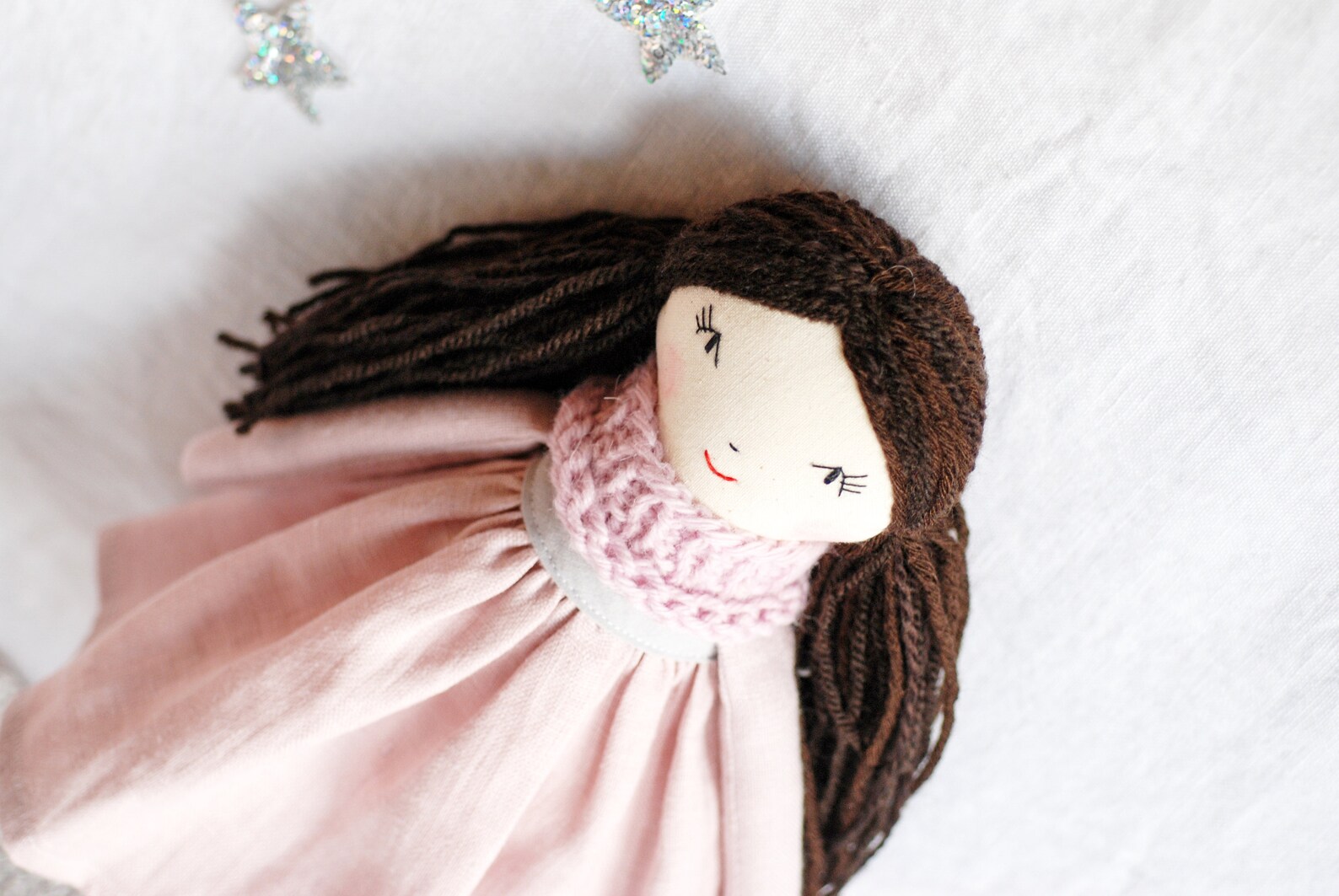 Handmade Cloth Rag Doll, Ooak Heirloom Linen Doll Nursery Decoration - Etsy
