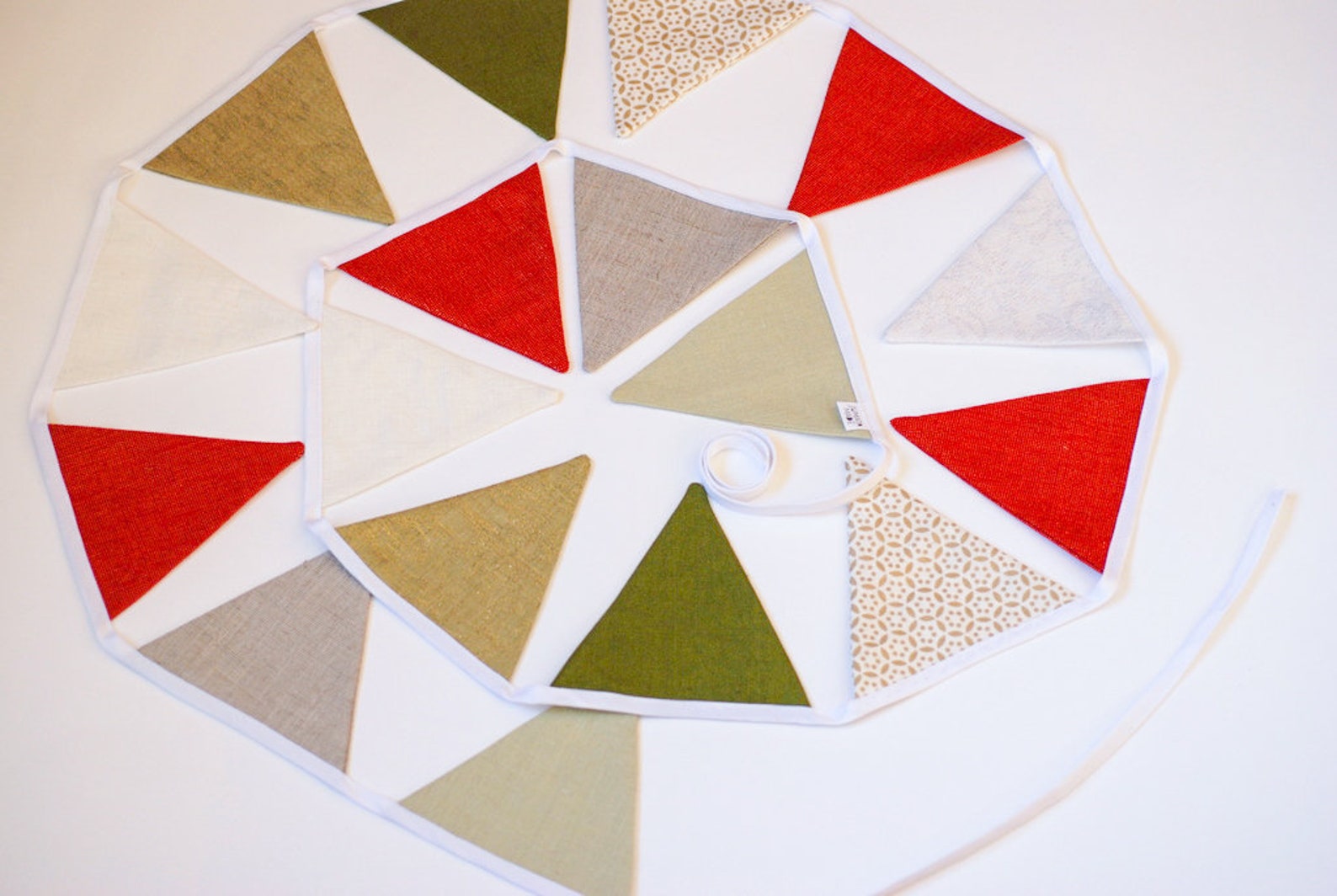 Bunting Flags Wedding Pennant Garland Fabric Flag Banner - Etsy