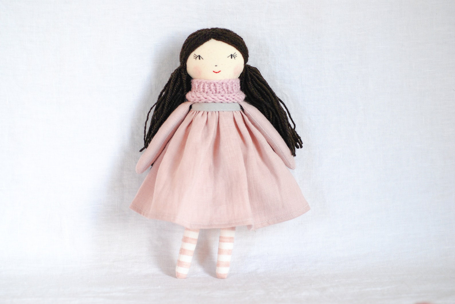 Handmade Cloth Rag Doll, Ooak Heirloom Linen Doll Nursery Decoration - Etsy