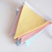 Rainbow Colorful Pennant Bunting String Garland Pastel Pink - Etsy