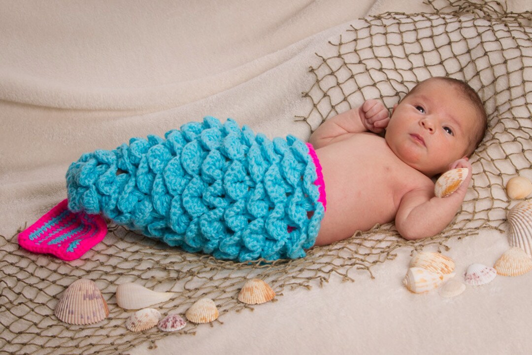 Handmade Newborn Mermaid Photo Prop - Etsy