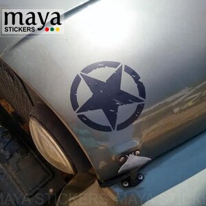2 X Rugged Star Sticker for Cars, Motorcycles and Helmets - Etsy