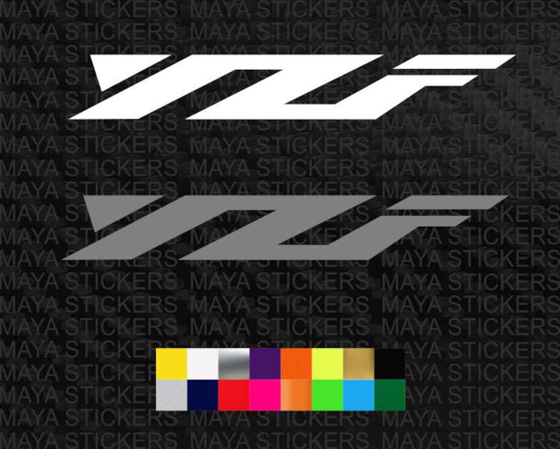 2 X YZF Logo Sticker Compatible With Yamaha R1, R1M, R7, R6, R3, R25 ...