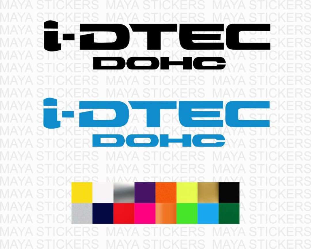 2x Idtec Dohc Logo Stickers Suitable for Honda Cars - Etsy