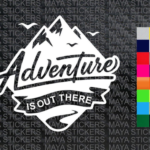 Adventure Motorcycle Sticker - Etsy