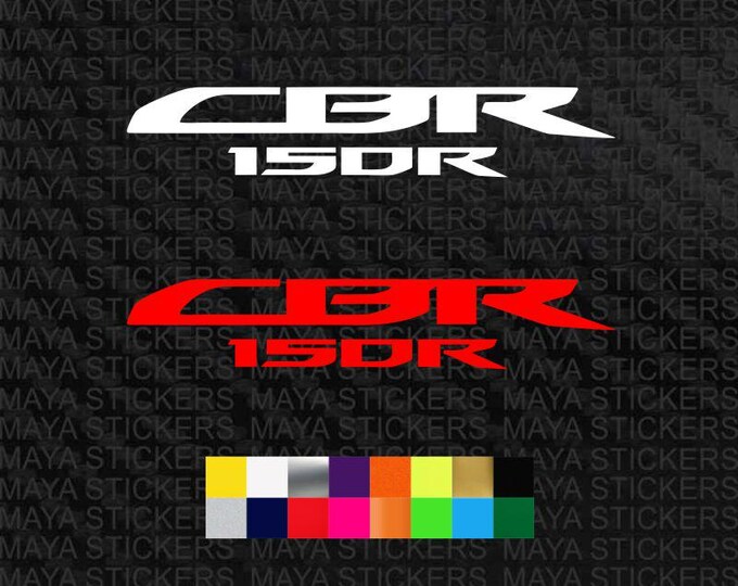 Honda CBR Logo Vinyl Decal Car Window Bumper Sticker Race Bike ...