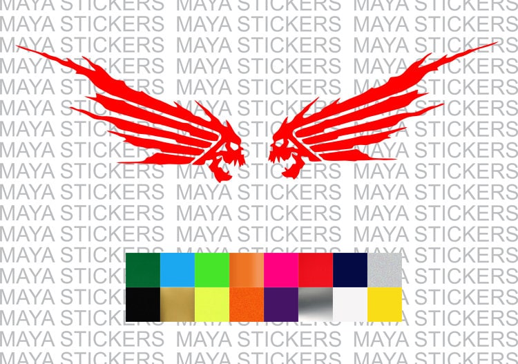 Apache Bike Stickers Design