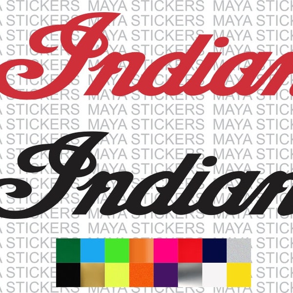 Indian Decal - Etsy