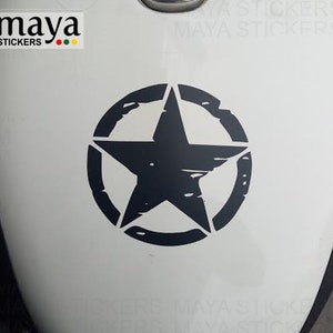 2 X Rugged Star Sticker for Cars, Motorcycles and Helmets - Etsy