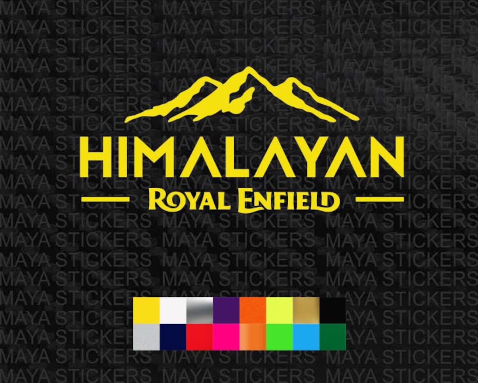 Mountain Design Himalayan Logo Sticker Compatible With RE Himalayan ...