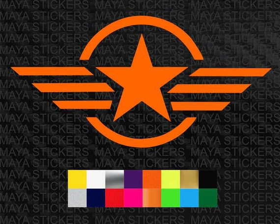 Military Star Stickers