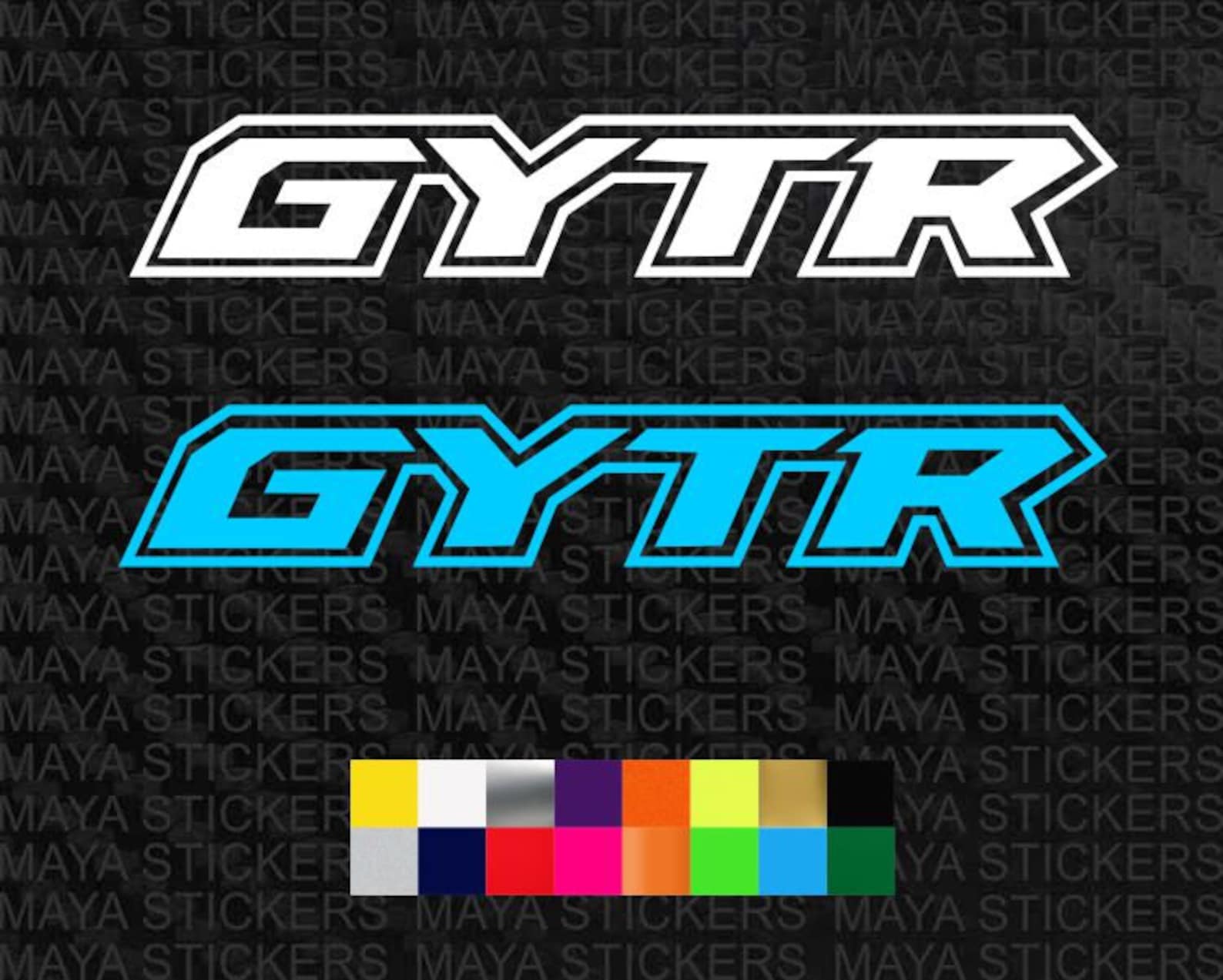 2 X Yamaha GYTR Stickers for Motorcycles - Etsy