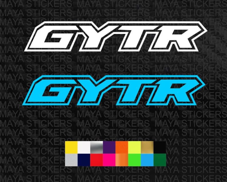 2 X Yamaha GYTR Stickers for Motorcycles - Etsy