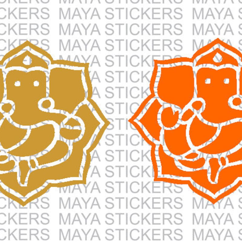 Ganesha Car Sticker - Etsy