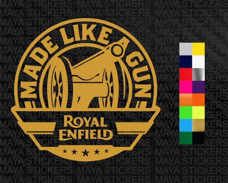 Made Like a Gun Royal Enfield Logo Stickers - Etsy